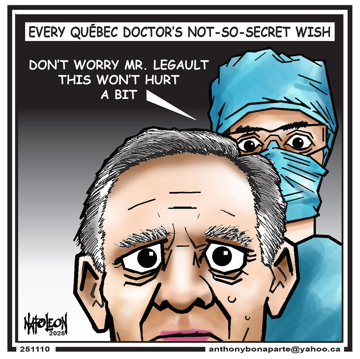 Napoleon’s Cartoon - Quebec’s new health-care law | Editorial Cartoons ...