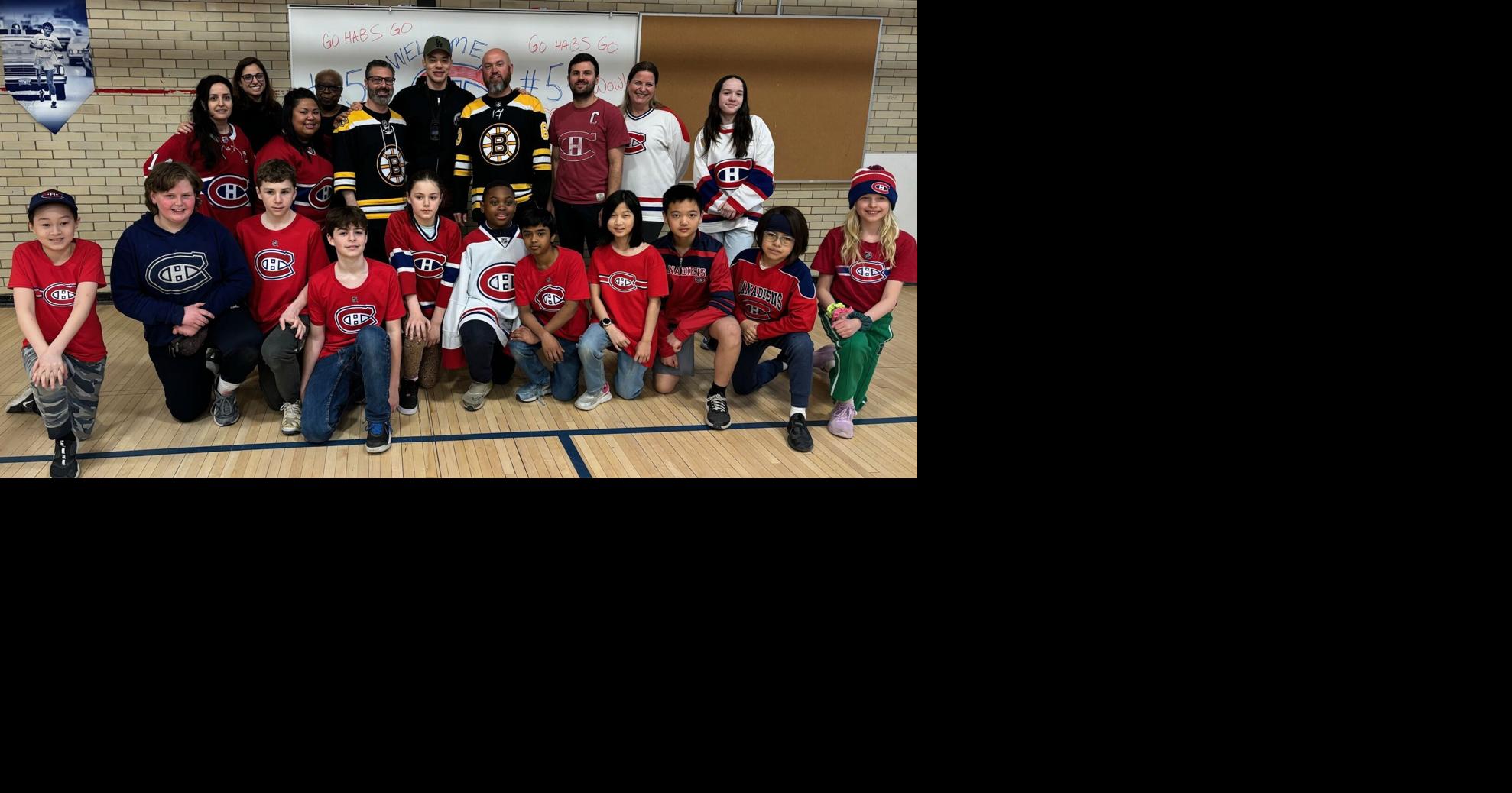 Habs’ Jordan Harris visits Westmount Park Elementary | Sports | thesuburban.com