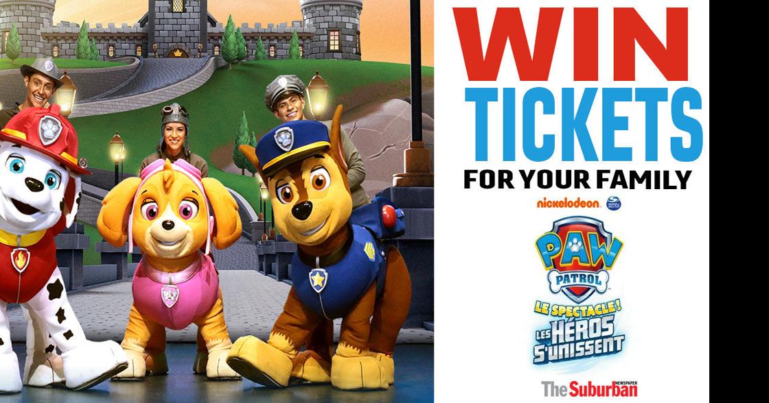 CLOSED: Paw Patrol Live Ticket Giveaway | Contests | thesuburban.com
