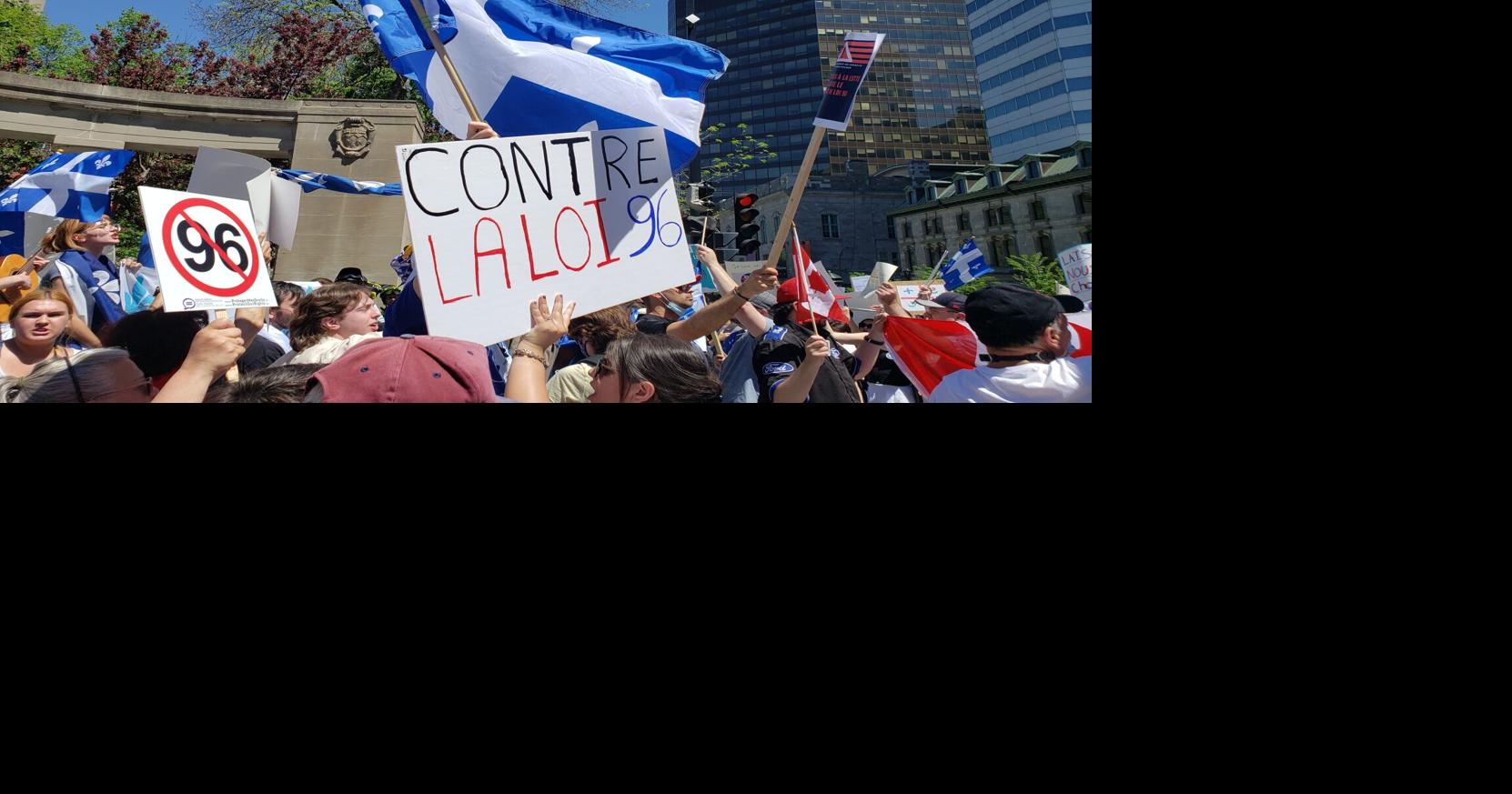 Protest against Bill 96 downtown May 26 | City News | thesuburban.com