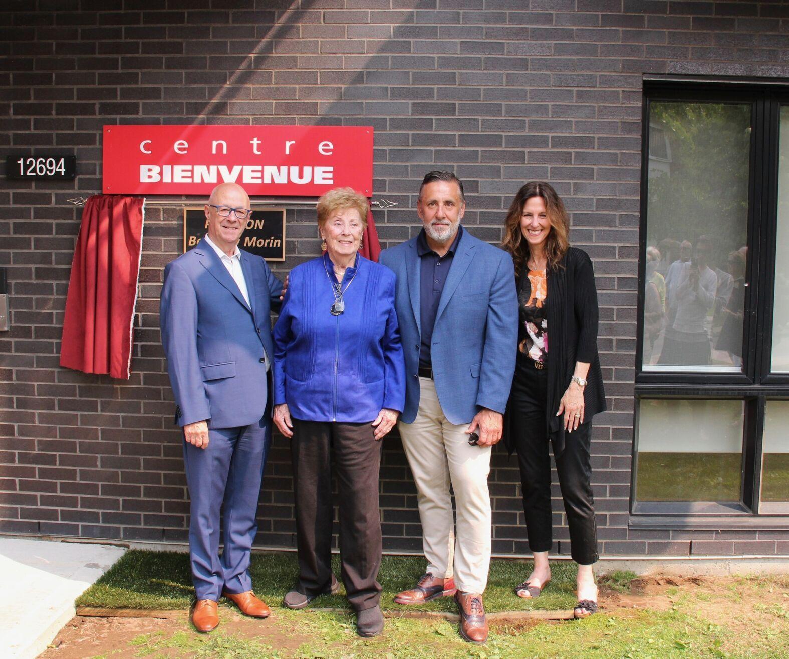 Pierrefonds’ Centre and Residence Bienvenue name building honoring Mrs ...