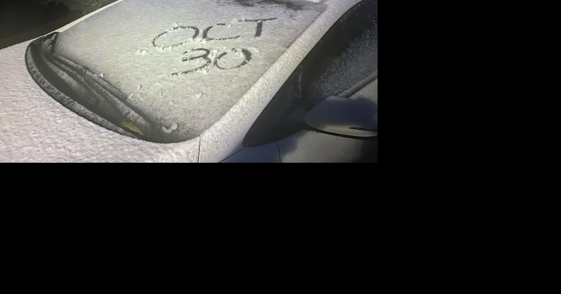 The first snow of the season for Montreal | Suburban Weather ...