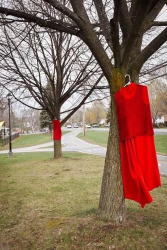 Pincourt marks Red Dress Day with public displays | West Island News ...