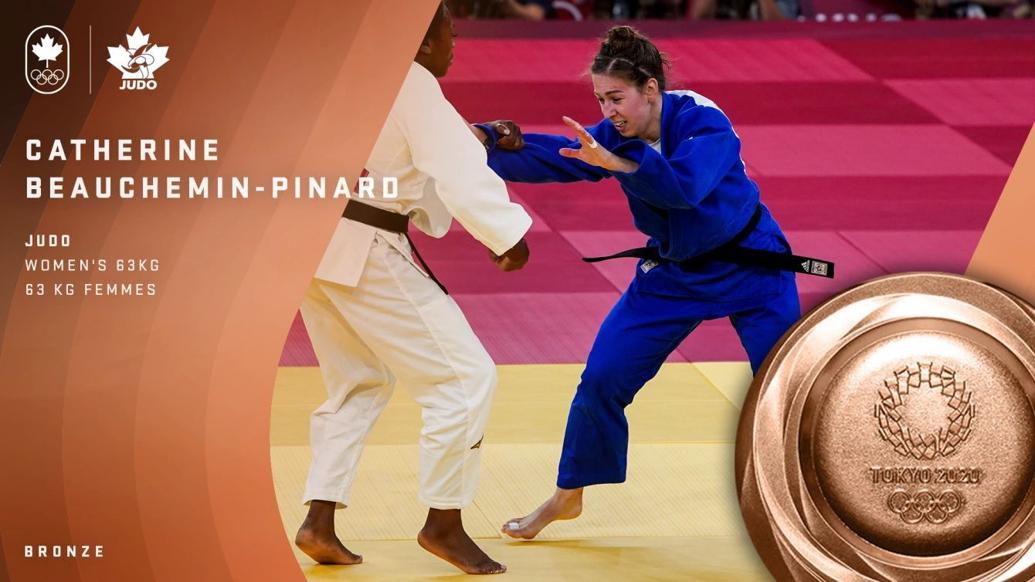 Montreal’s Catherine Beauchemin-Pinard wins Canada’s second judo medal ...