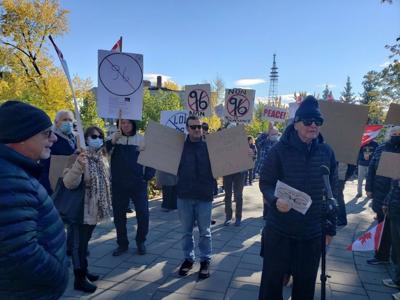 Protesters call for disallowance of Bill 96 | City News | thesuburban.com