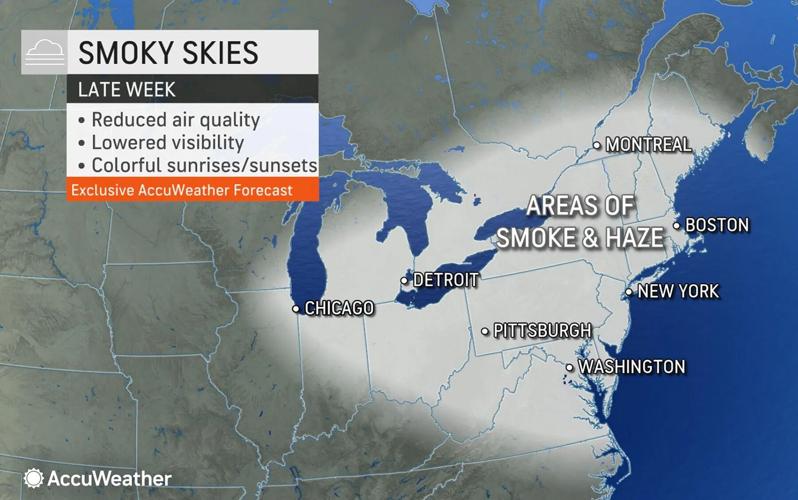 Smoke set to return to Montreal for 24 hours | Suburban Weather ...