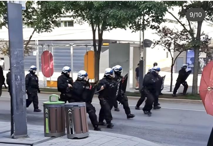 Police riot squad ends pro-Palestinian blockade | City News ...