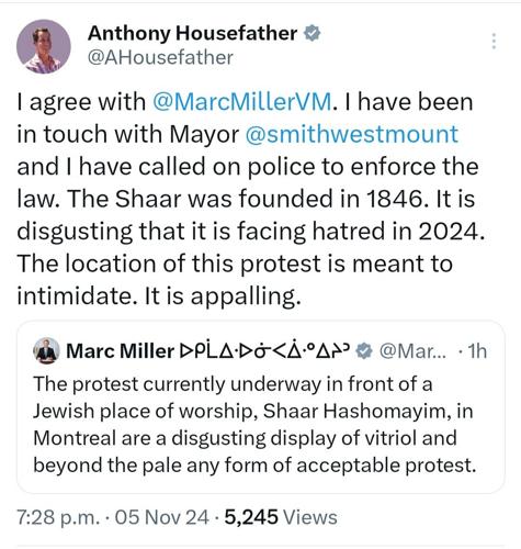 Pro-Palestinians disrupt Shaar Hashomayim Synagogue in Westmount | City ...
