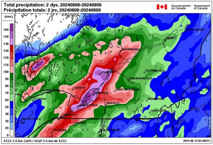 More rain and thunderstorms for flood-weary Montreal | Suburban Weather ...