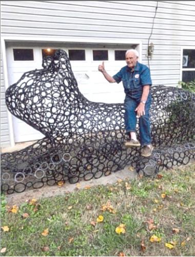 Big cat sculpture scheduled to curl up in Bridge Park | Top Stories ...