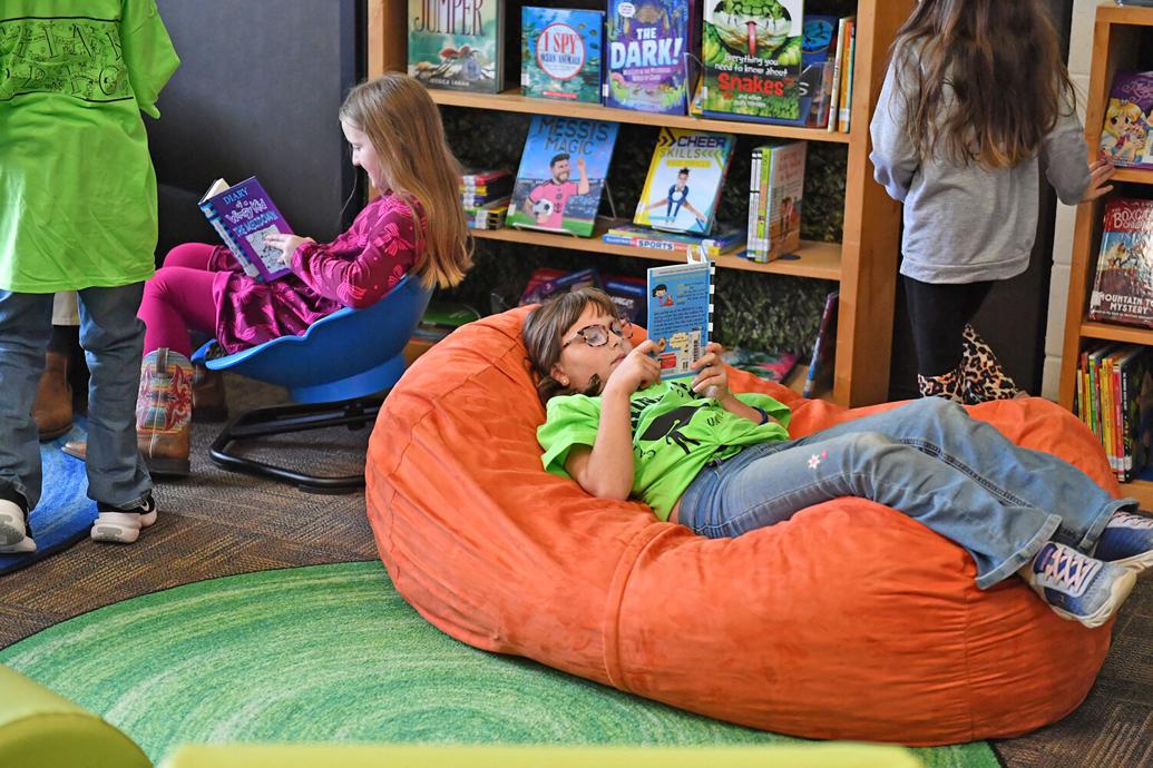 Reading Room opens at Smokey Mountain Elementary School | School News ...