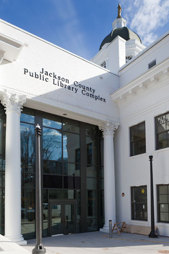 Library lettering, lights | News | thesylvaherald.com