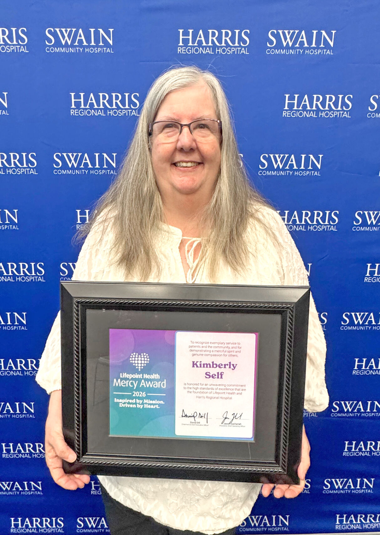 Self receives Harris’ highest employee honor the 2026 Mercy Award ...