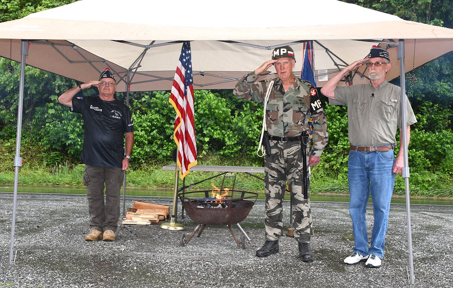 Tuckasegee VFW Post 9493 hosts flag retirement ceremony | News ...
