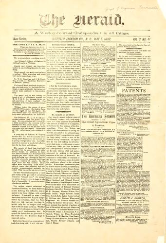 The (Sylva) Herald looks at the rise and fall of the (Webster) Herald ...