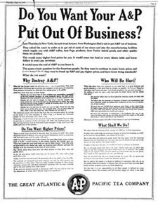 The rise and fall of the Great Atlantic and & Pacific Tea Company ...