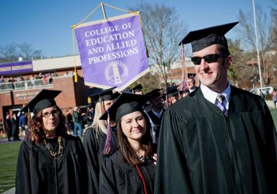 WCU graduation proceeds after move to Whitmire Stadium | News ...
