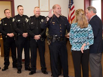 Davis Woodard sworn in as police chief | News | thesylvaherald.com