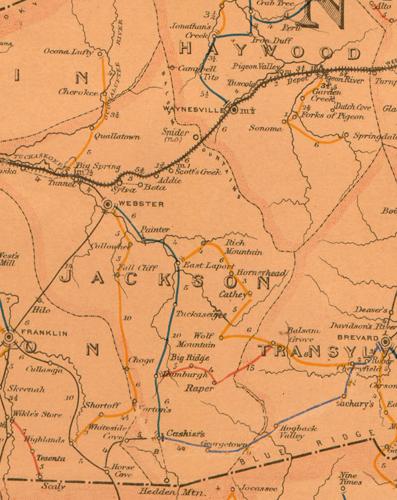 19th century maps show early postal routes | Ruralite Cafe - Lynn ...