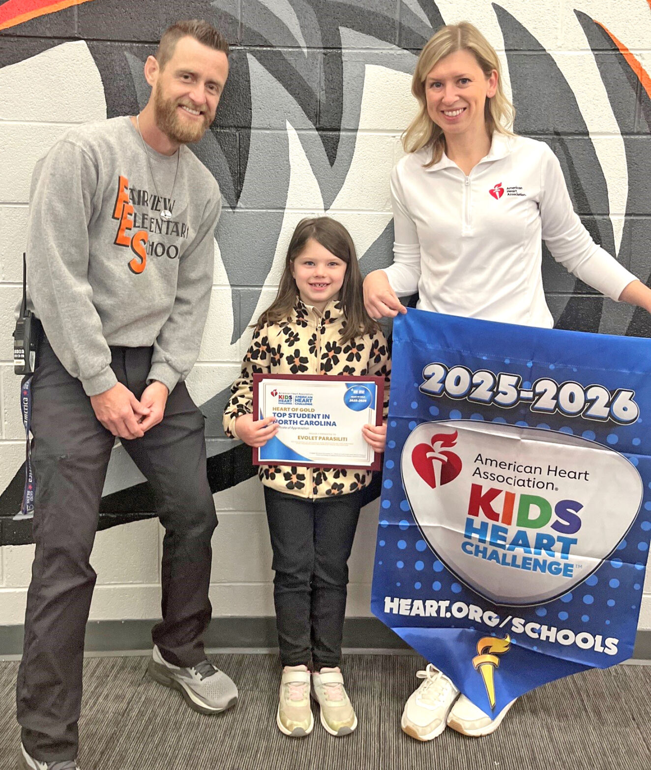 FES student honored by AHA for fundraising | Health News ...