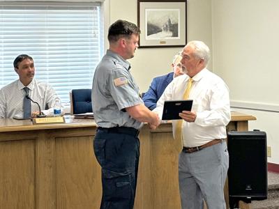 Eric Fanslau honored as Firefighter of the Year | News | thesylvaherald.com