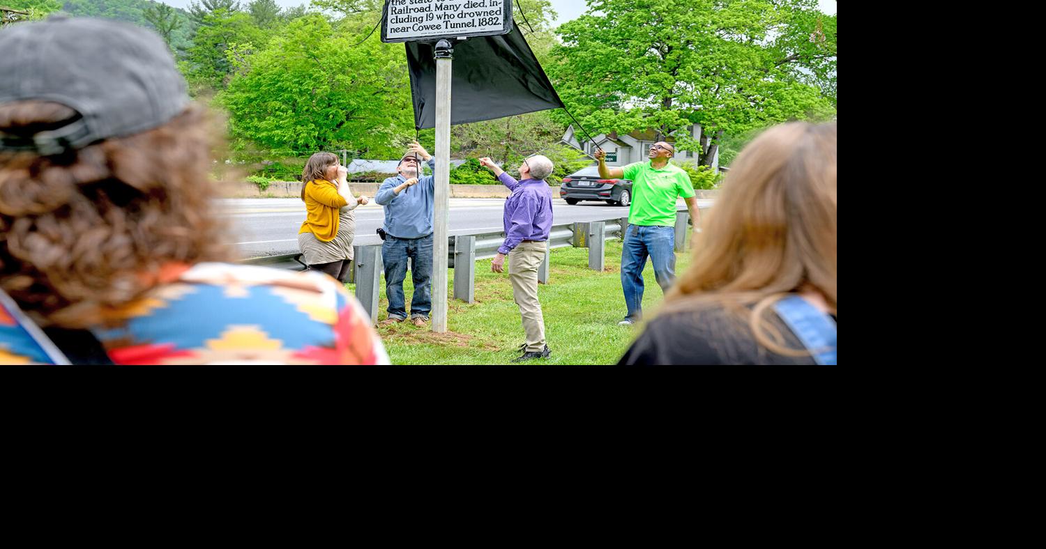Cowee 19 marker unveiled | News | thesylvaherald.com