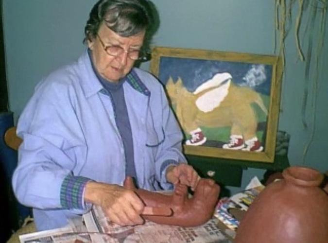 Minnie Adkins brings a whole life to her art | Mobile ...