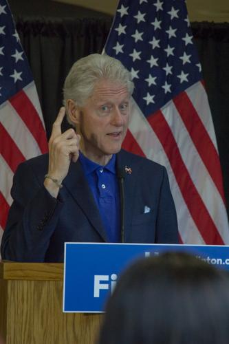 Bill Clinton campaigns for wife at Space Science Center | Life & Arts ...