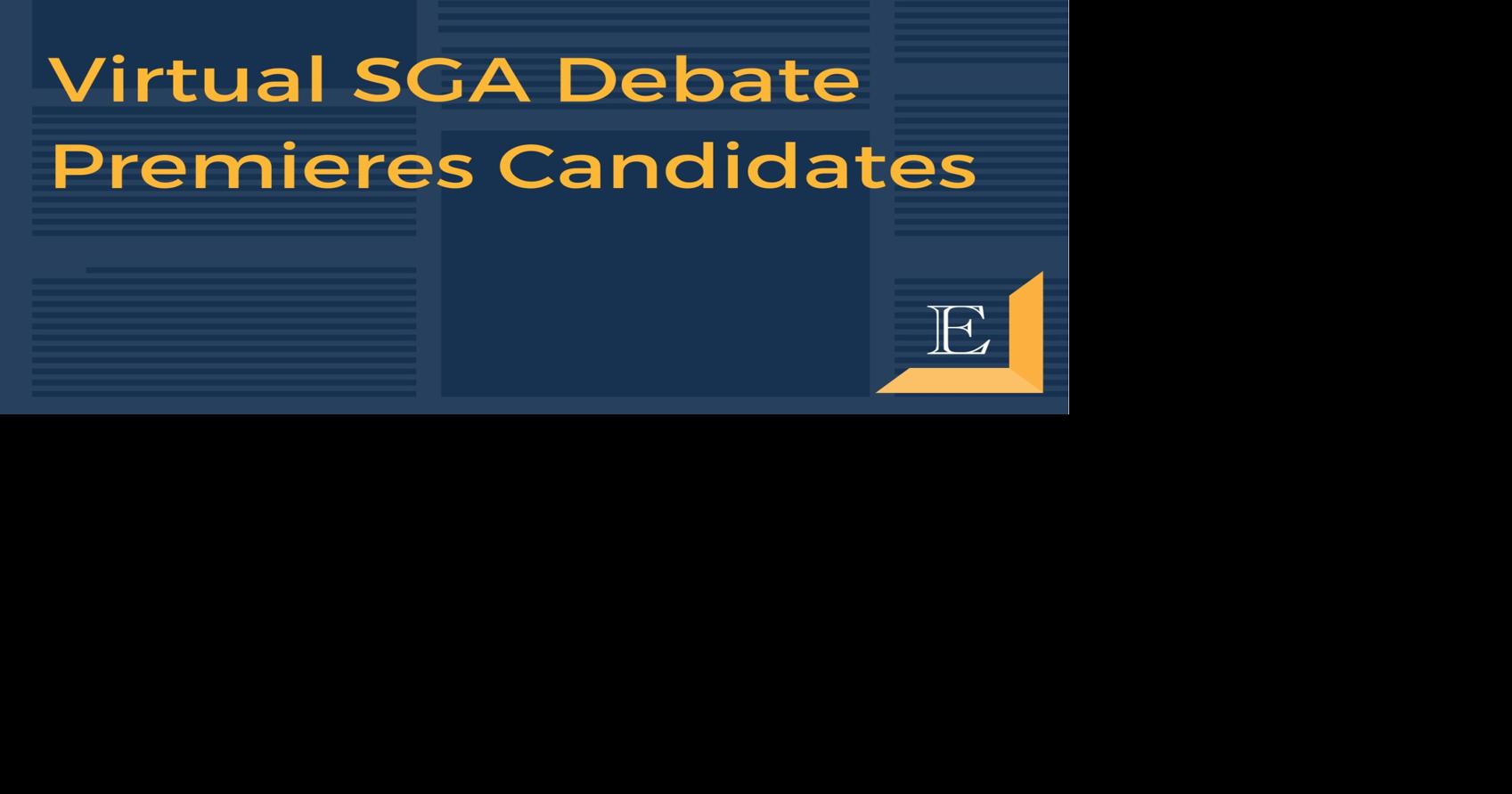 Virtual SGA Debate Premiered Candidates | News | theutcecho.com
