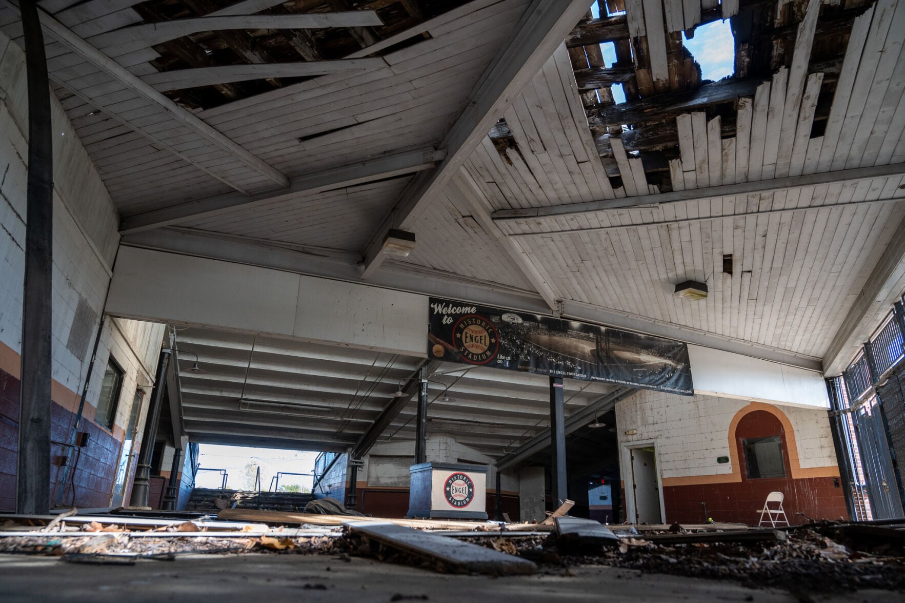 Health Department Transformation Begins Engel Stadium's New Chapter ...