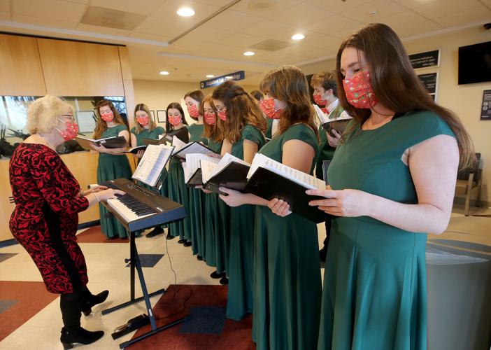 PHOTOS: Chariho carolers bring some cheer to Westerly Hospital ...