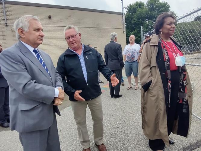 End of an Era: Senators tour site of 1904 Ashaway School demolition ...