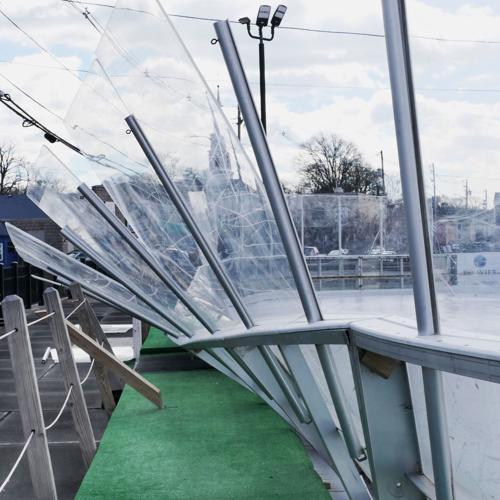 PHOTOS: Ice rink sustains damage in wind storm | Daily-news-alerts ...
