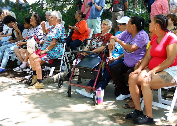 PHOTOS: Admiring the new Tarzan Brown memorial marker in Wilcox Park ...