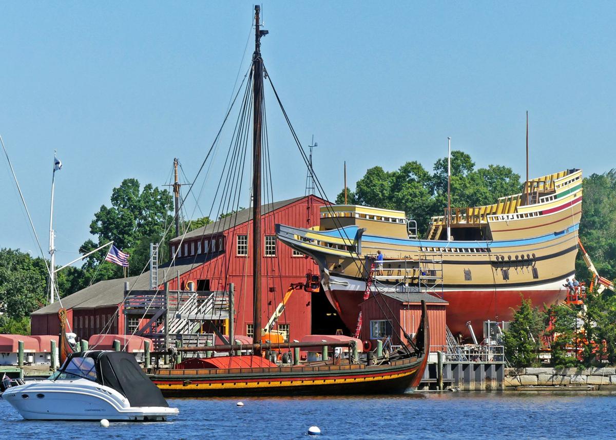 PHOTOS: Restoration of Mayflower II nearing completion in Mystic ...
