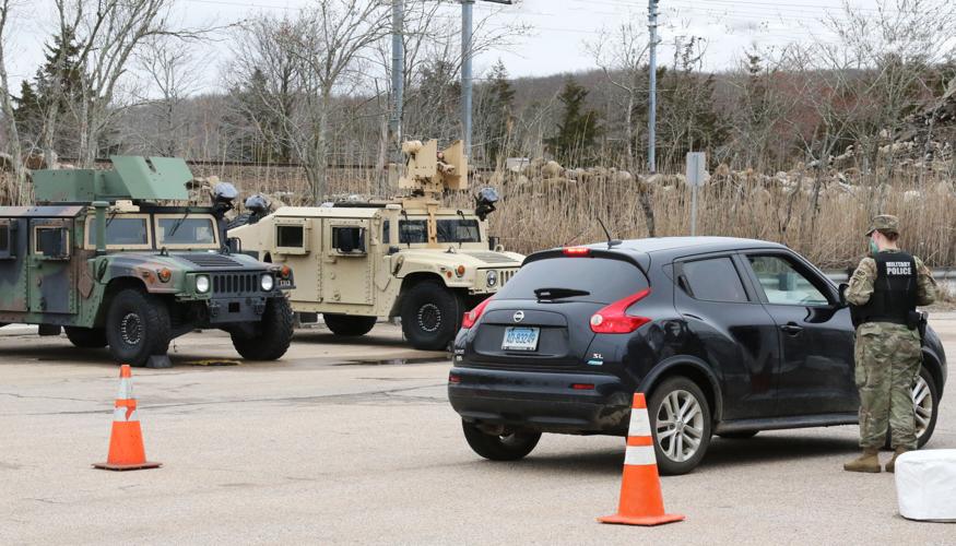 PHOTOS: The new normal ... National Guard checkpoints all around ...