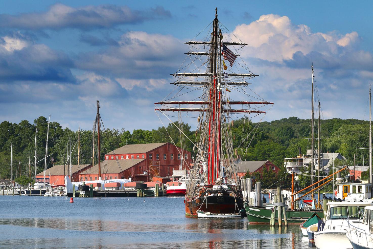 PHOTO: Schooner Alvei reaches its summer dock | Stonington ...
