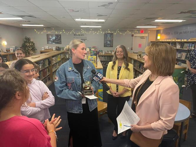 Westerly teacher Megan Lacey honored with 'Golden Apple Award' | Front ...