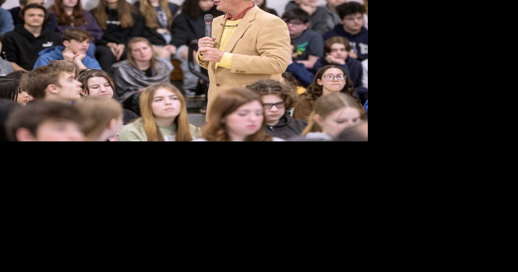 PHOTOS: Ocean explorer Bob Ballard at Stonington Middle School ...