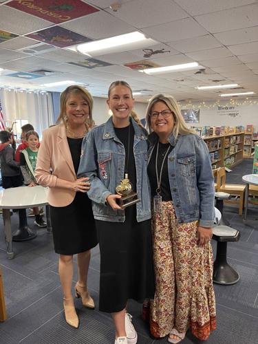 Westerly teacher Megan Lacey honored with 'Golden Apple Award' | Front ...