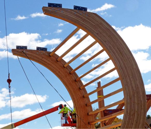 Support beams in place at new Seaport structure | News | thewesterlysun.com