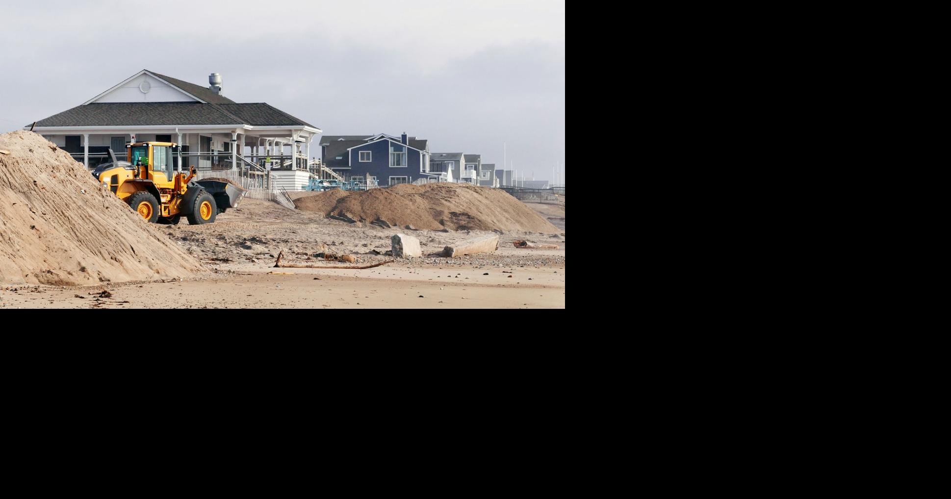 PHOTOS: Damage control at Westerly Town Beach | Westerly ...