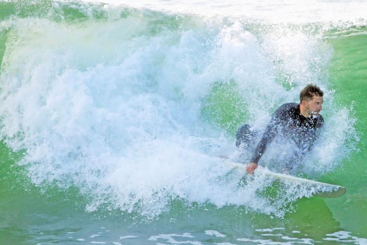 PHOTOS: Surfing the remnants of a storm off Westerly Town Beach ...