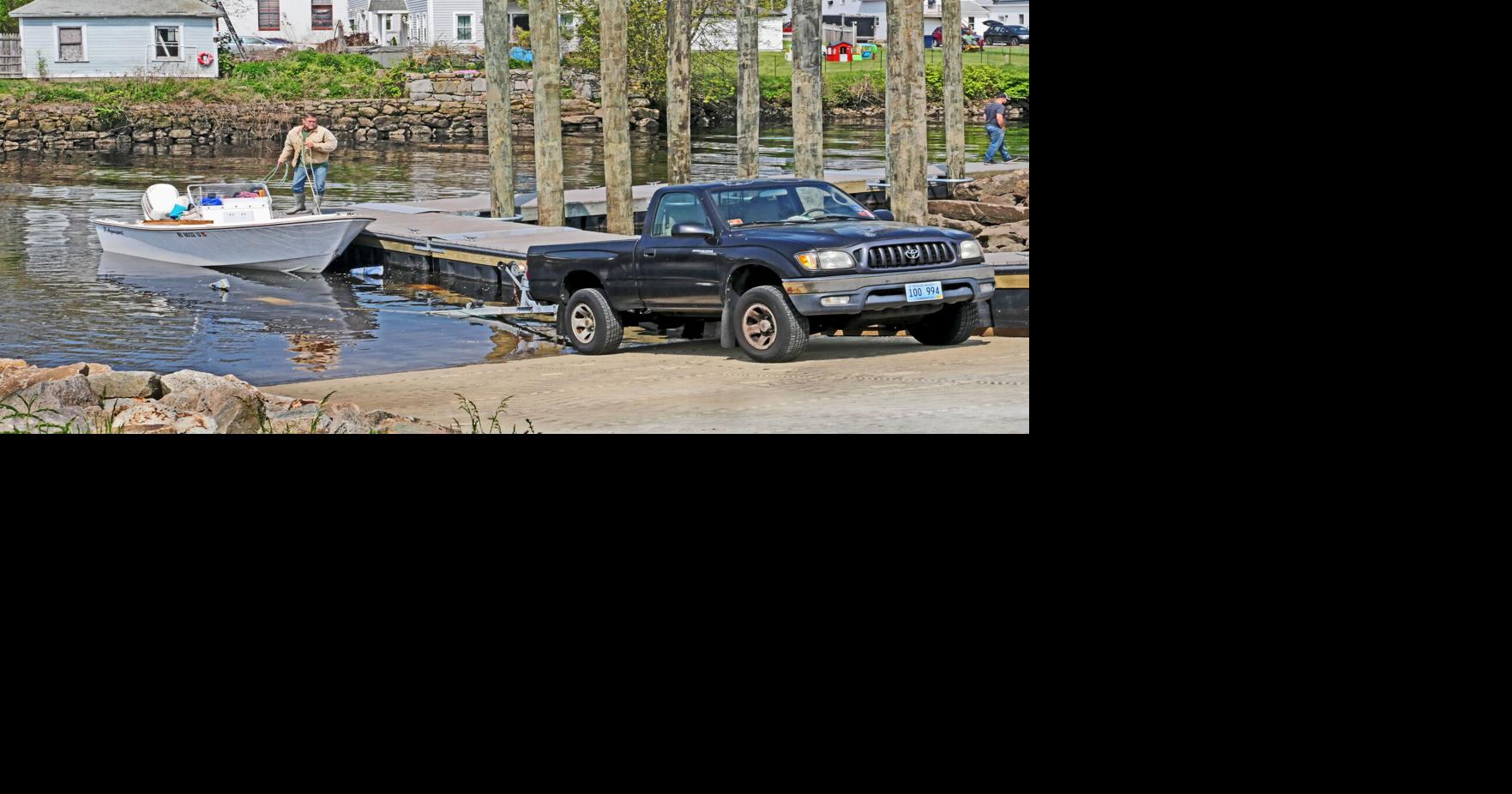 PHOTOS: DEM boat launch on Main Street in operation | Westerly ...