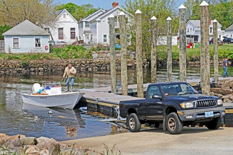 PHOTOS: DEM boat launch on Main Street in operation | Westerly ...