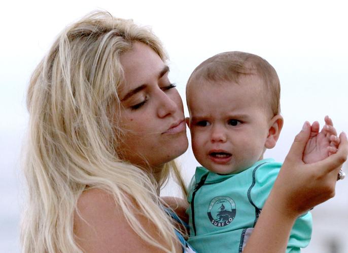 PHOTOS: Catching up on her reading at Blues on the Beach | Westerly ...