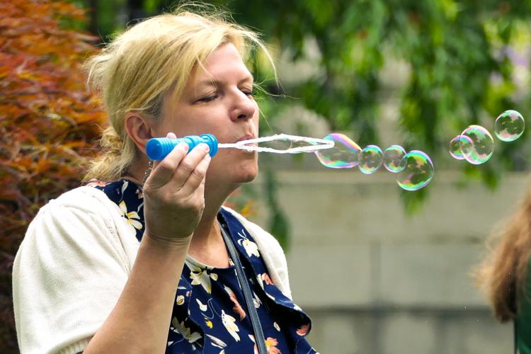 PHOTOS: Scores of bubbles in Wilcox Park | Westerly | thewesterlysun.com