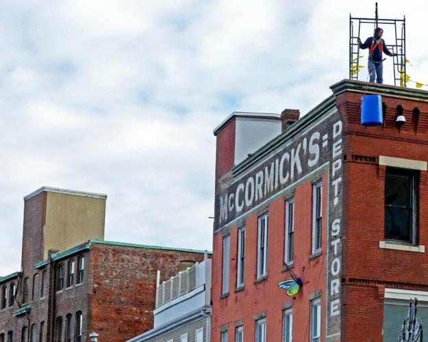 PHOTOS: The McCormick’s Building is getting a new roof | Westerly ...