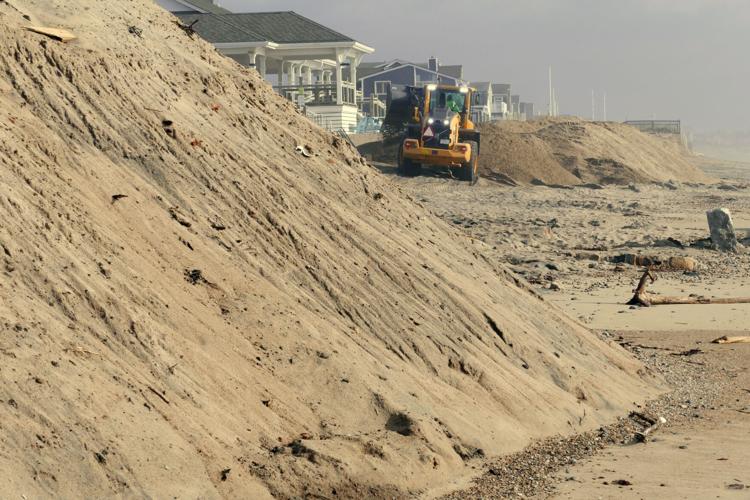 PHOTOS: Damage control at Westerly Town Beach | Westerly ...