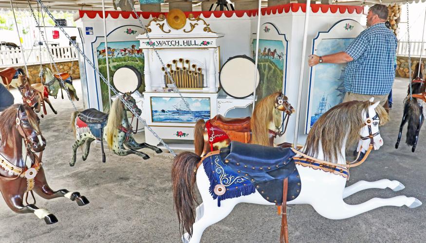 PHOTOS: Hooking up the horses at the Watch Hill Carousel | Westerly ...